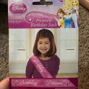 Party Supplies | Nwt 2 Disney Princess Birthday Sash | Poshmark